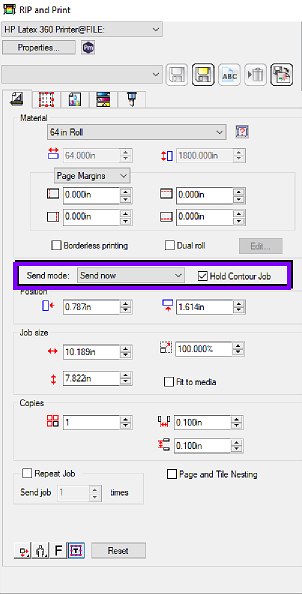 Send files directly to cutter controller software when port is set to ...