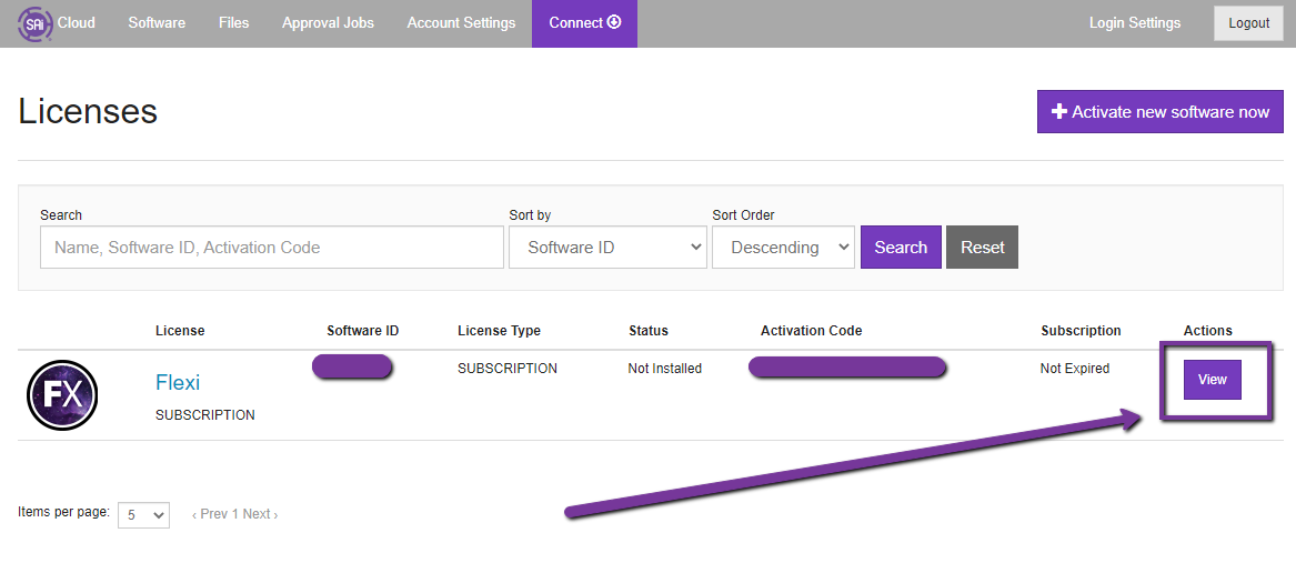 Activating your License and Downloading Flexi – SA International