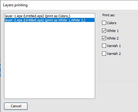 Printing Files as Layers – SA International