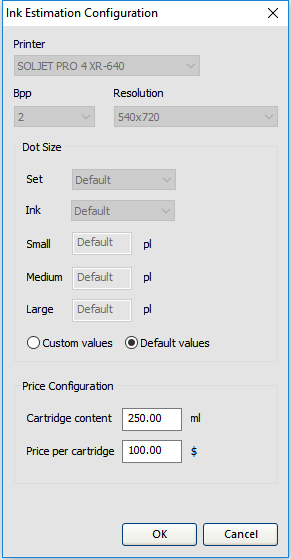 Ink Estimation – SA International
