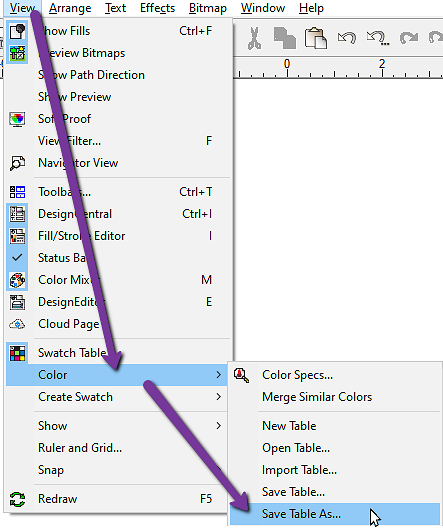 Creating New Swatch Tables – SA International