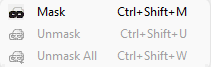 Keyboard shortcuts for mask and unmask (Flexi Complete) – SA International