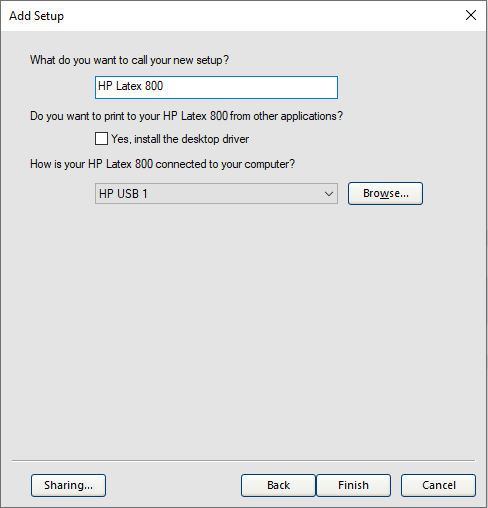 Adding Printers and Cutters – SA International