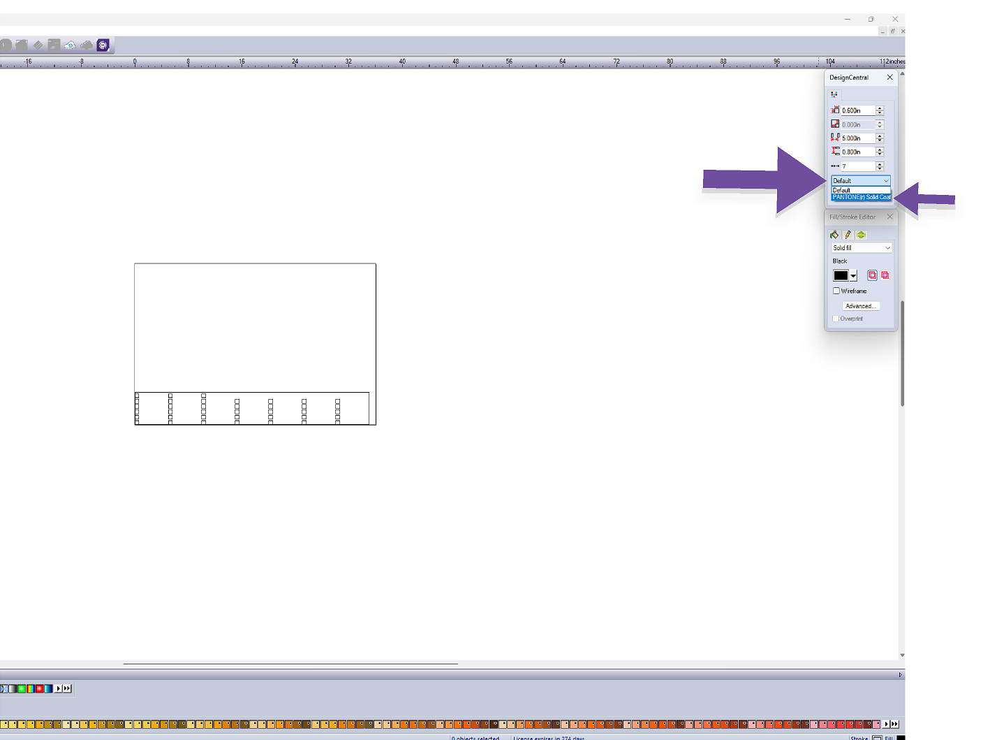Printing a color swatch – SA International