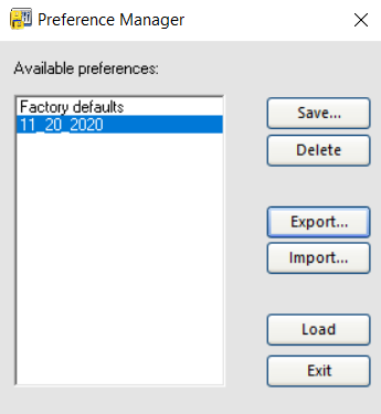 Transferring Preferences and Settings – SA International