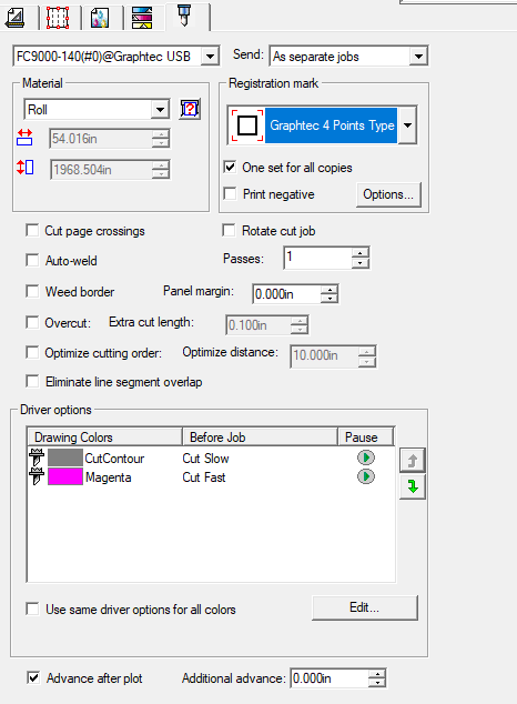 RIP and Print Dialog - Contour Tab – SA International