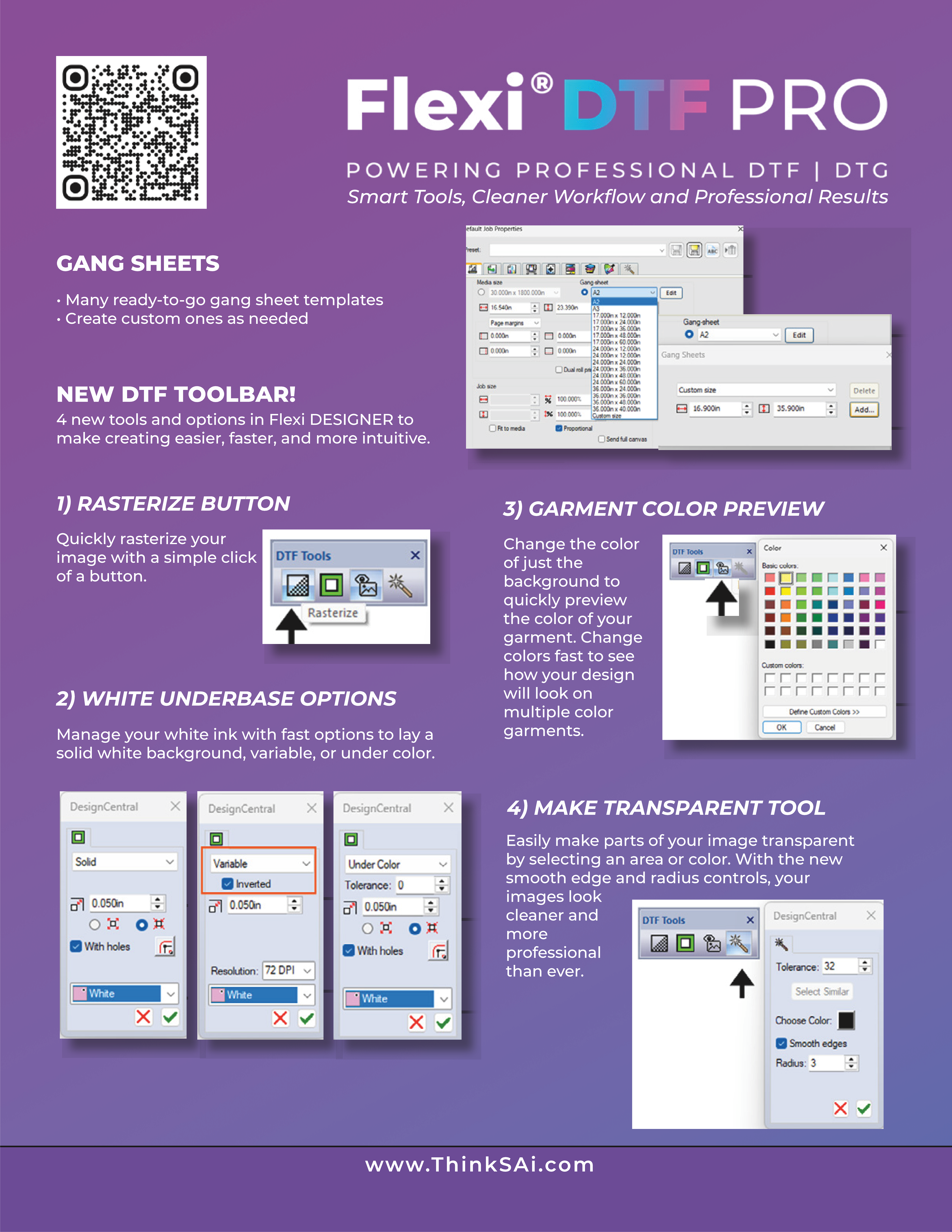DTF PRO New Features – SA International