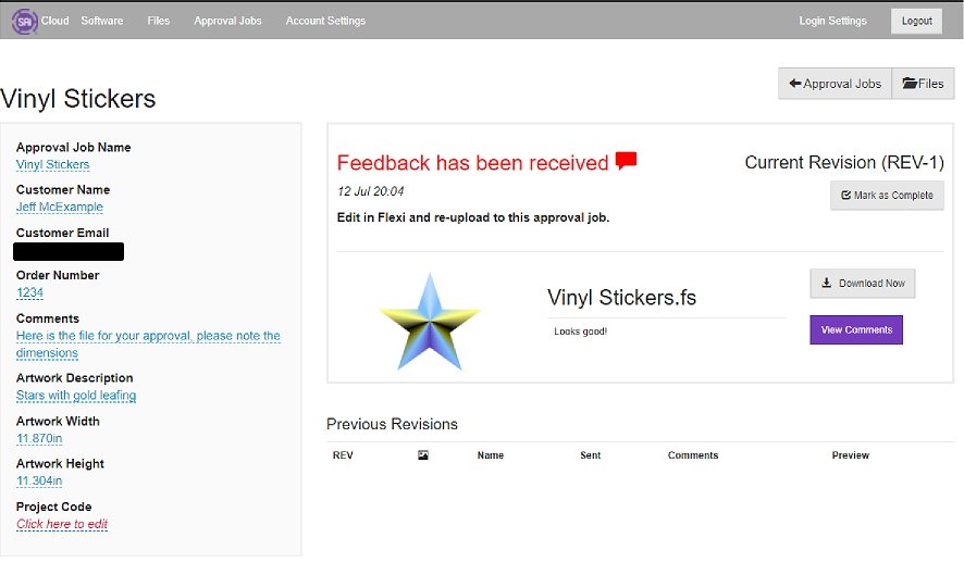 Verwendung des Artwork Approval Tools – SA International (Deutsch)