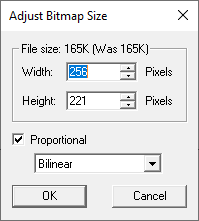 Bitmap Properties – SA International