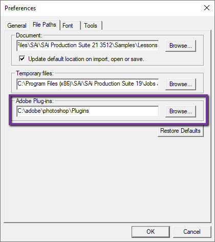 Adobe Filters – SA International